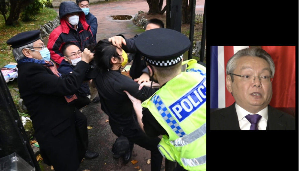 ‘It’s My Duty,’ Says Chinese Consul-General in Manchester Seen Pulling ...