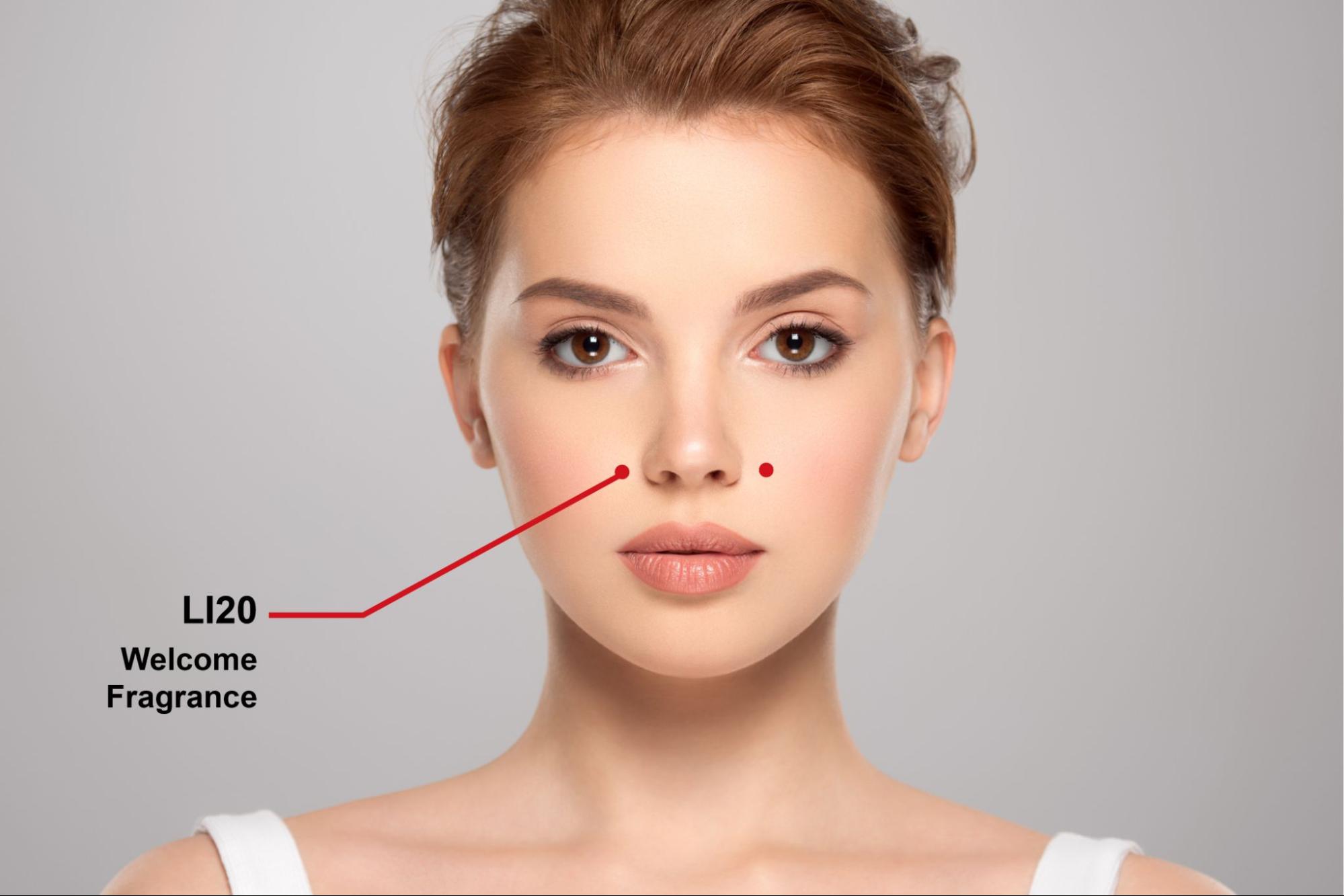 How To Quickly Clear Stuffy Nose Press 2 Points