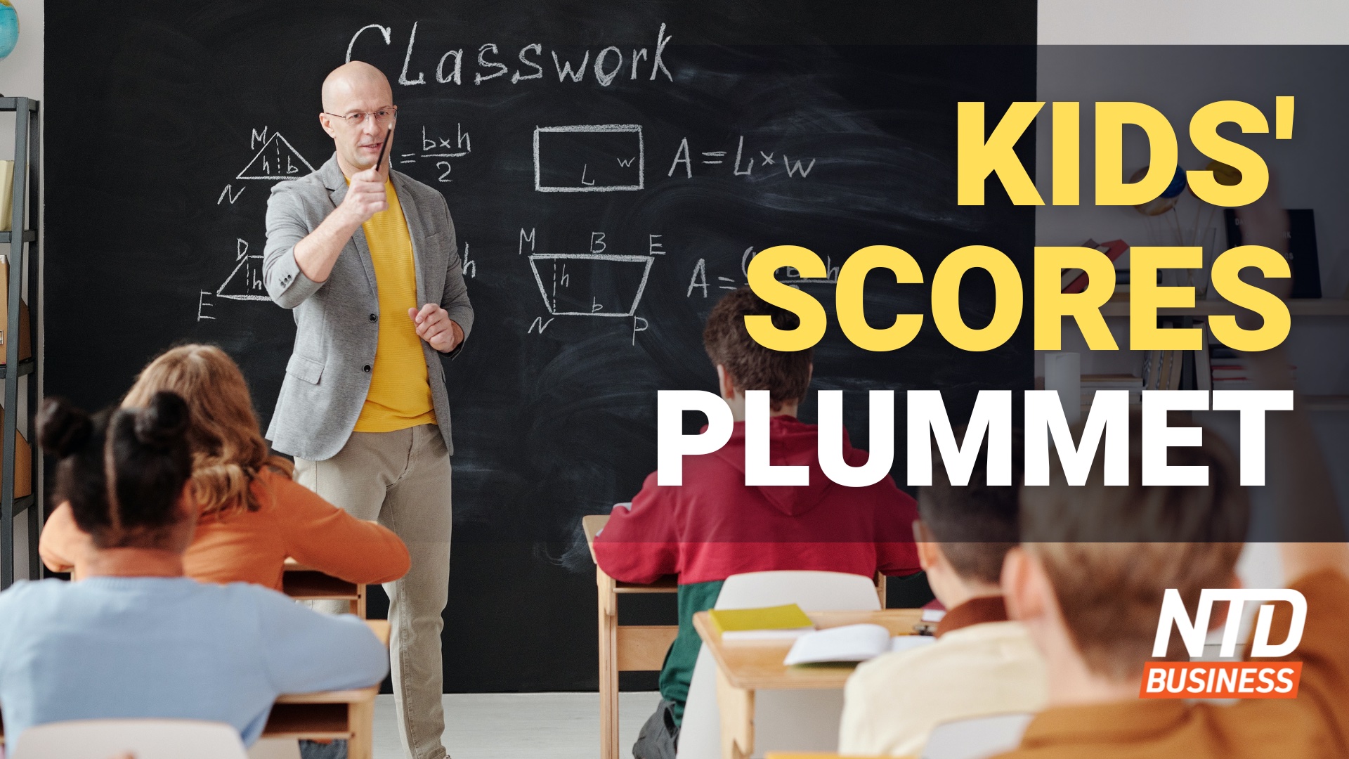 School Children See Largest Drop in Math Scores; China Stocks Fall ...