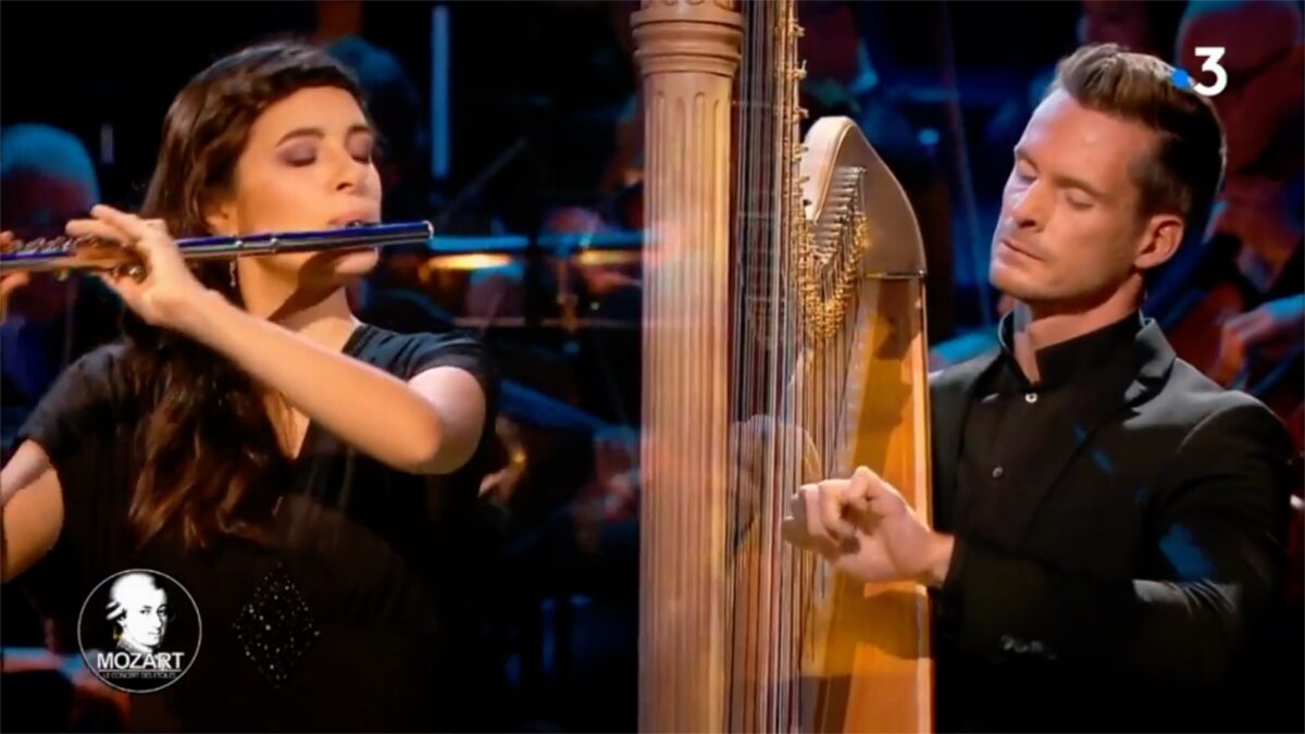 Mozart: Flute and Harp Concerto in C K299 | Mathilde Calderini, Xavier de Maistre