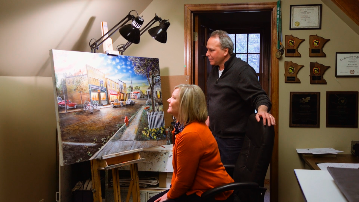 PHOTOS: Legally Blind Painter Celebrates Americana, Tradition, and ...