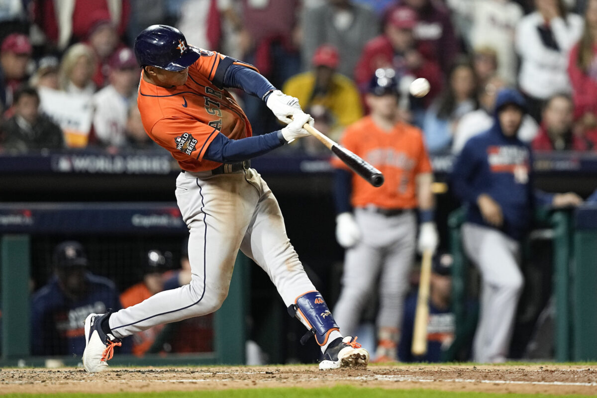 Astros Rookie Star Pena Delivers Again in World Series Win