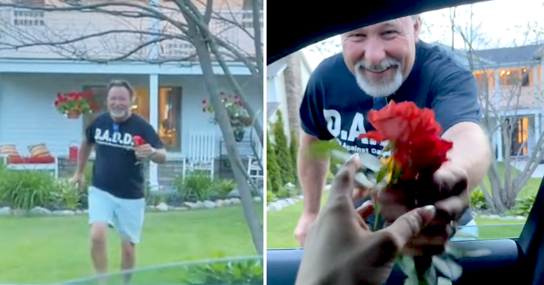 VIDEO: Doting Dad Never Lets His Daughter Leave Without a Fresh Rose ...