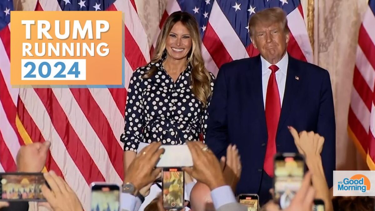 NTD Good Morning (Nov. 15): Trump Running for President in 2024 ...