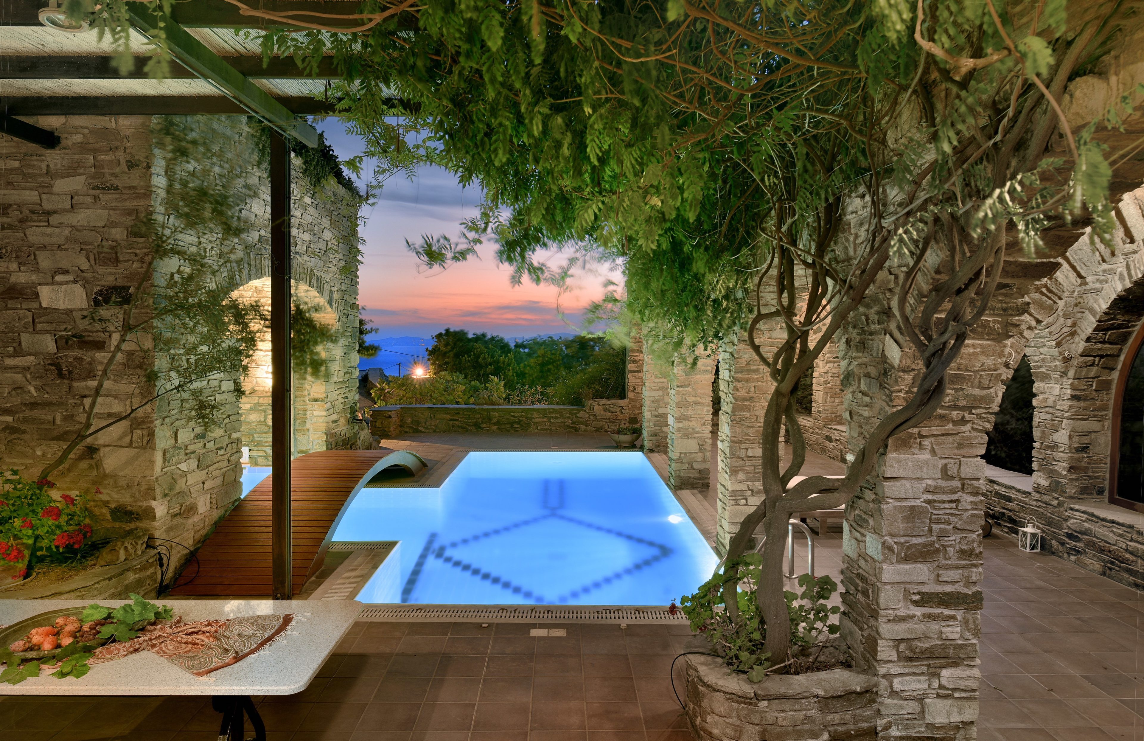 Greek Island Estate Exudes Tranquility