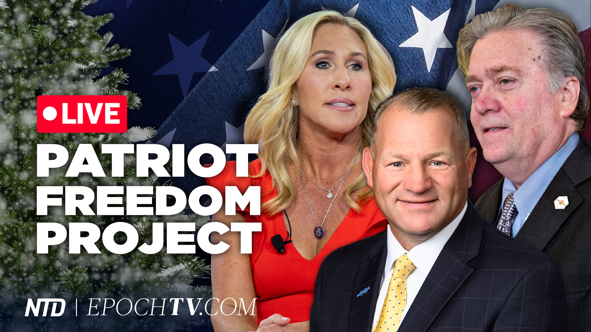 Patriot Freedom Project Holiday Open House With Steve Bannon, Marjorie ...