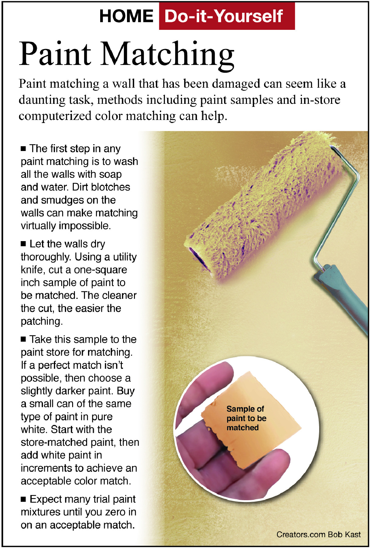 How to Match Fresh Paint to Old Wall Paint