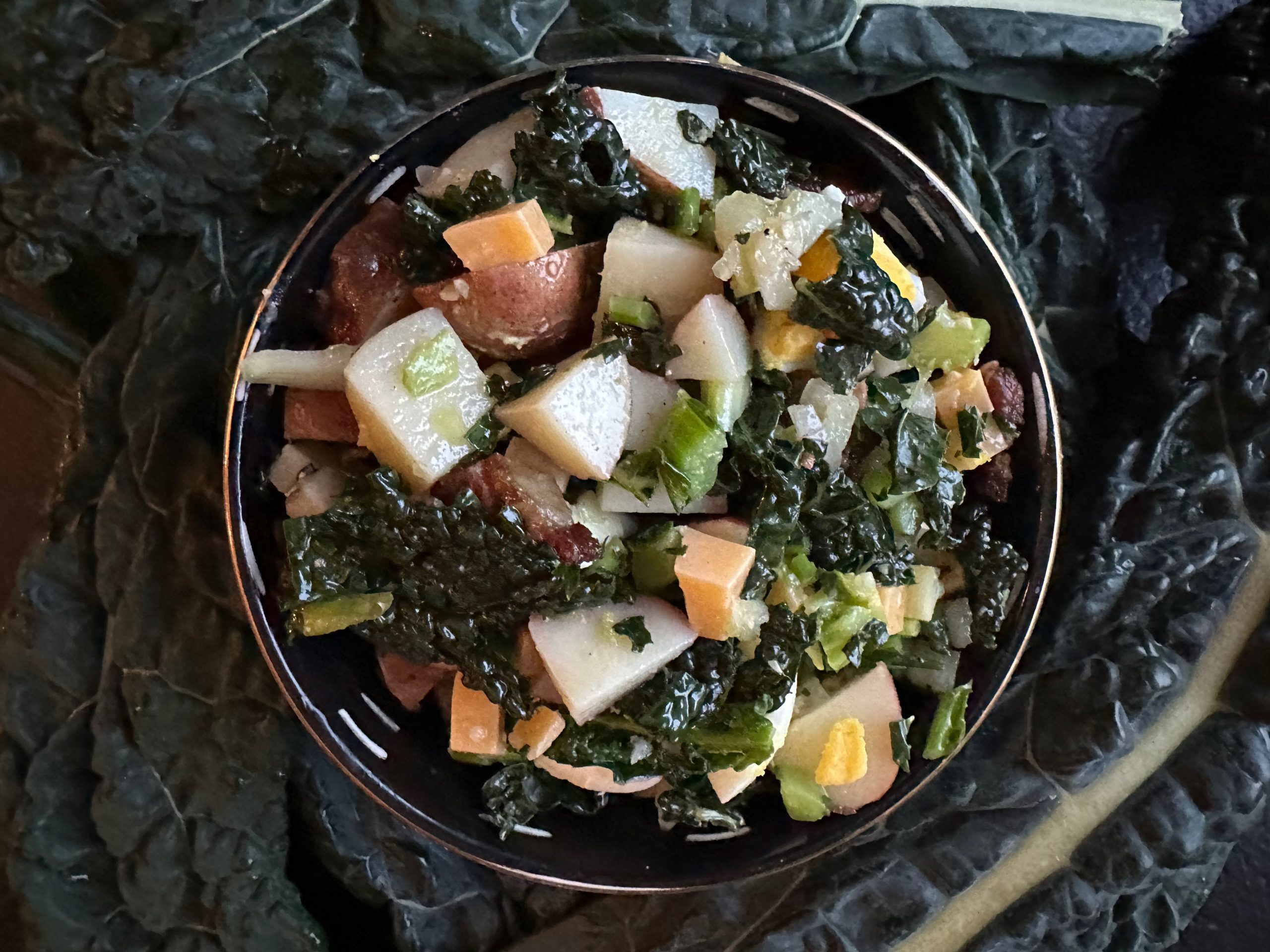Kale Potato Salad: A Million Little Fibers