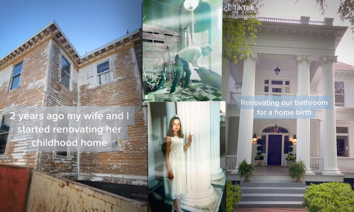 Husband Buys Wife’s Childhood Historic Home Built in 1906, Transforms ...