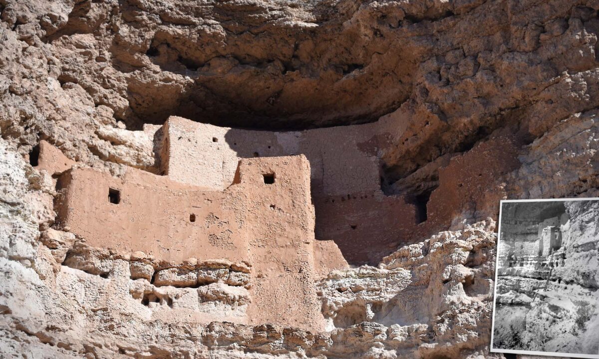Settlers Thought This Cliff Castle in a Cave in Arizona Was Built by ...