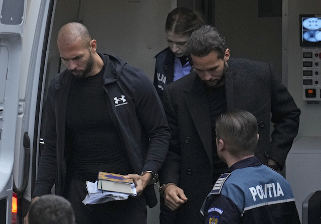 Andrew Tate Appears in Romanian Court to Appeal Extended Detention ...