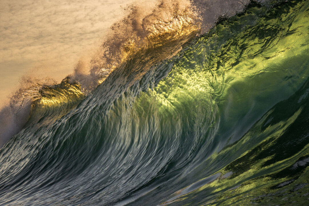 Ocean Photographer Captures Glassy Waves Frozen in Time, Translucent ...
