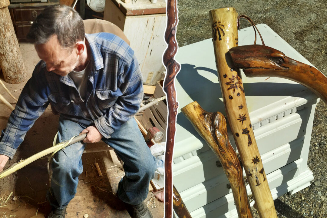 Grandpa, 60, Says Making His Popular Wooden Canes Has Kept Him Sober ...