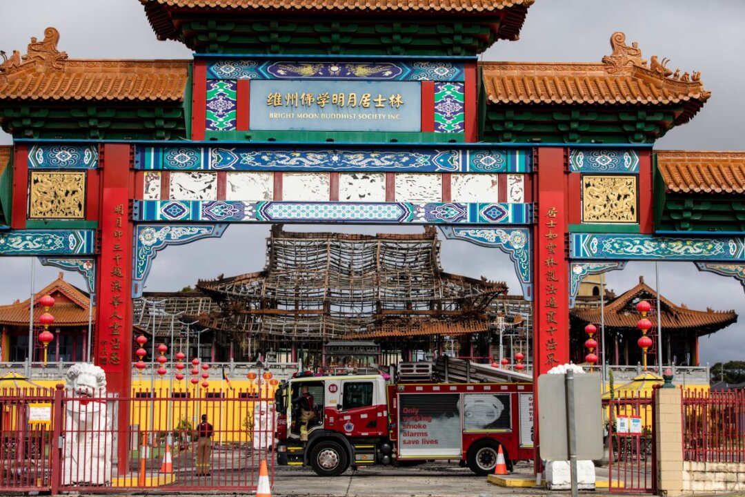 Fire Damages Buddhist Temple in Melbourne’s Southeast | The Epoch Times