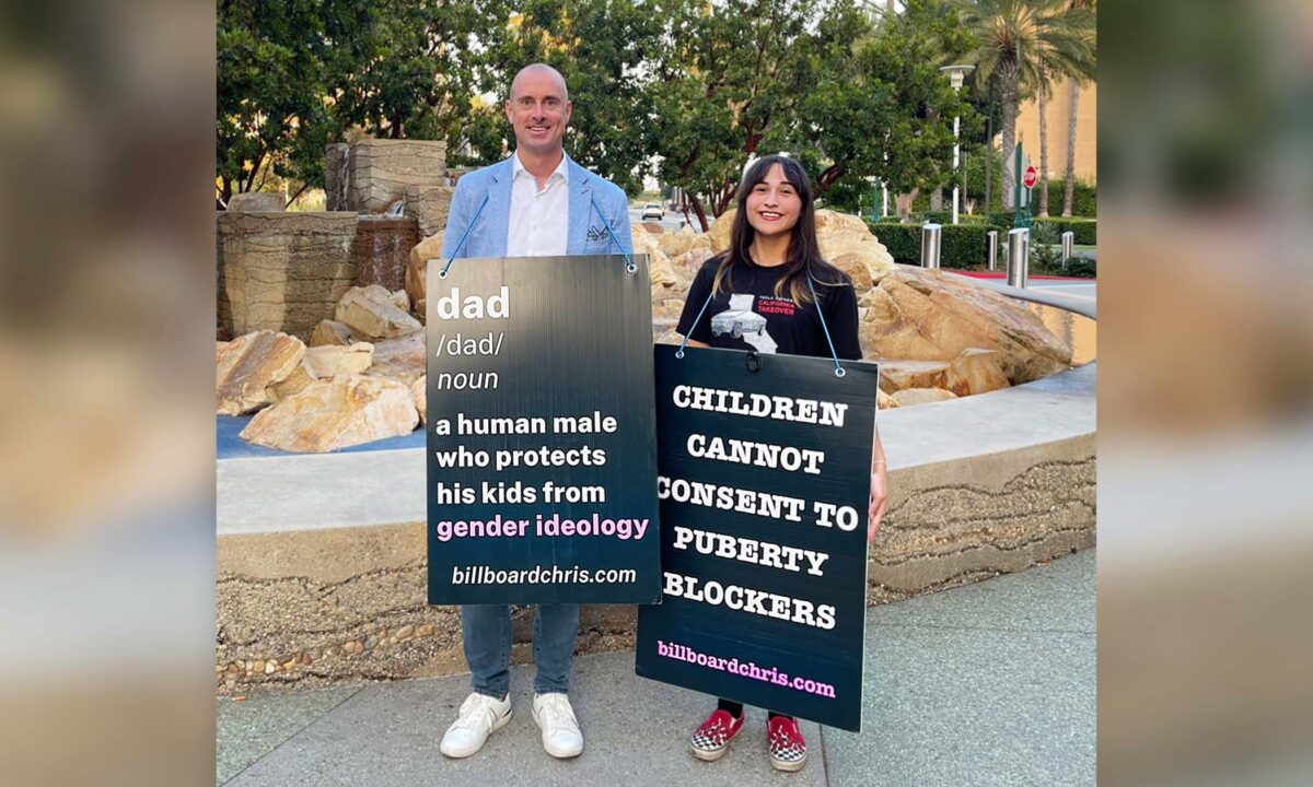 Vancouver Dad Protects Kids From Gender Ideology as ‘Human Billboard ...