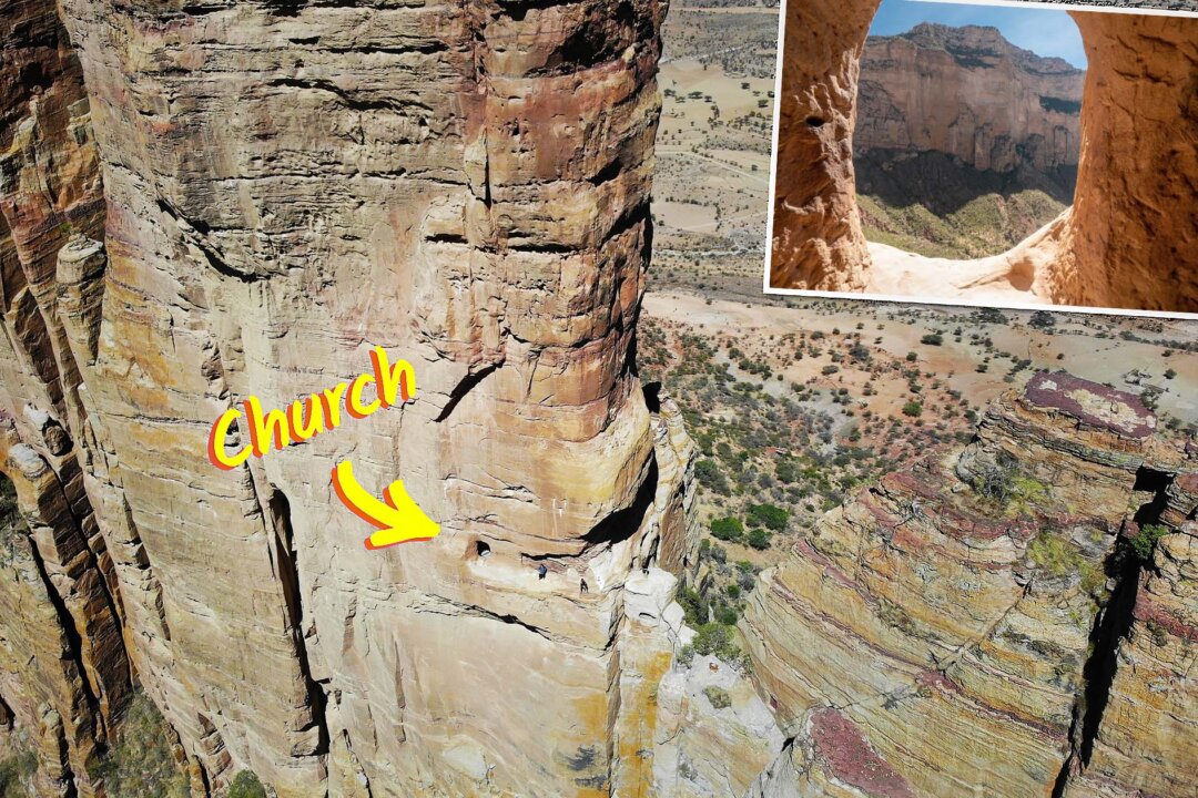 Climb of Faith: The Only Way to This Christian Church Carved Into Cliff ...