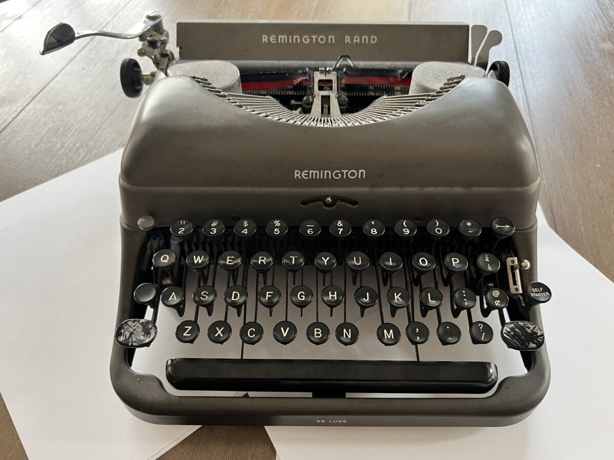 Typewriter Magic: How Grandma’s Special Gift Inspired a Lifetime of Dreams