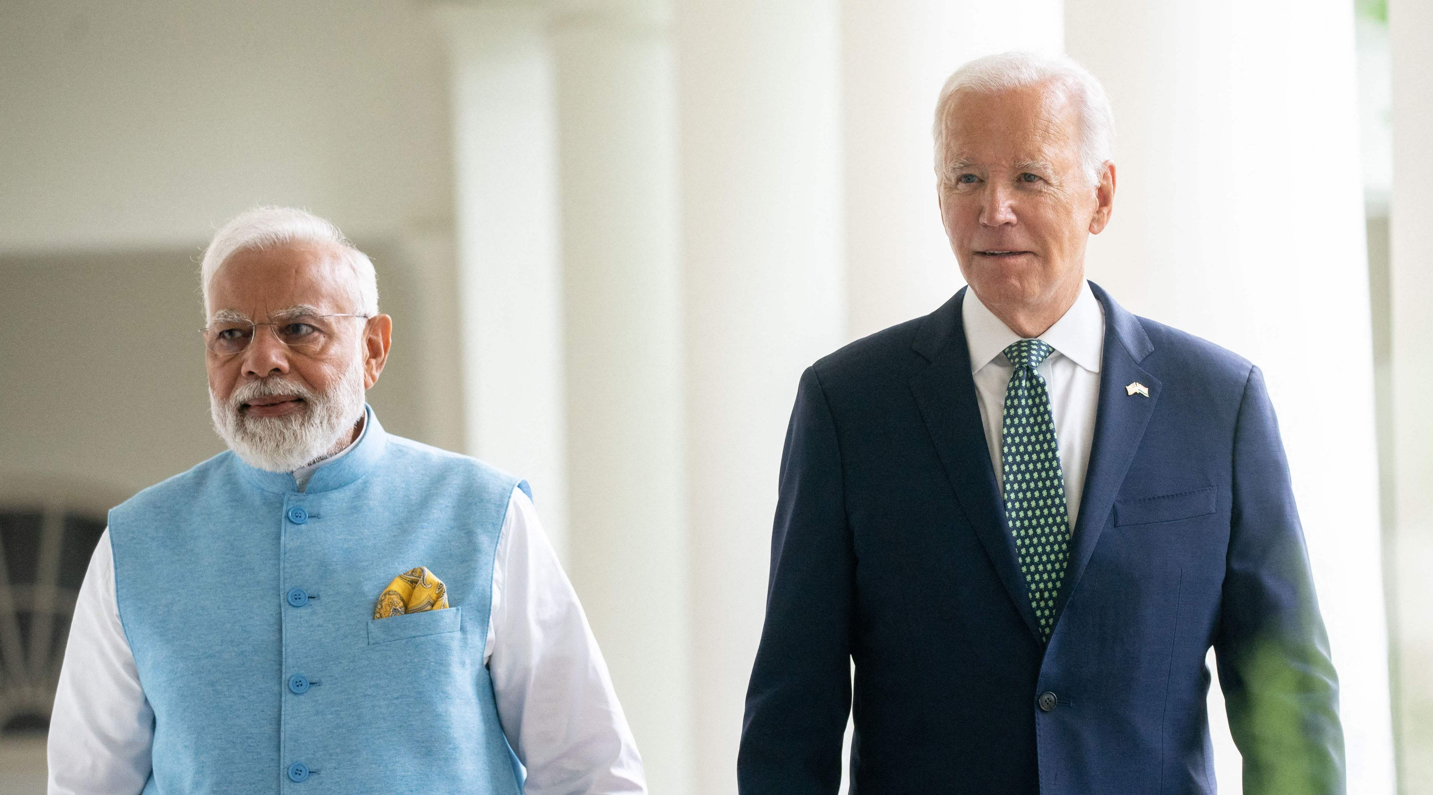 Biden and Indian Prime Minister Modi Deliver Remarks at the White House ...