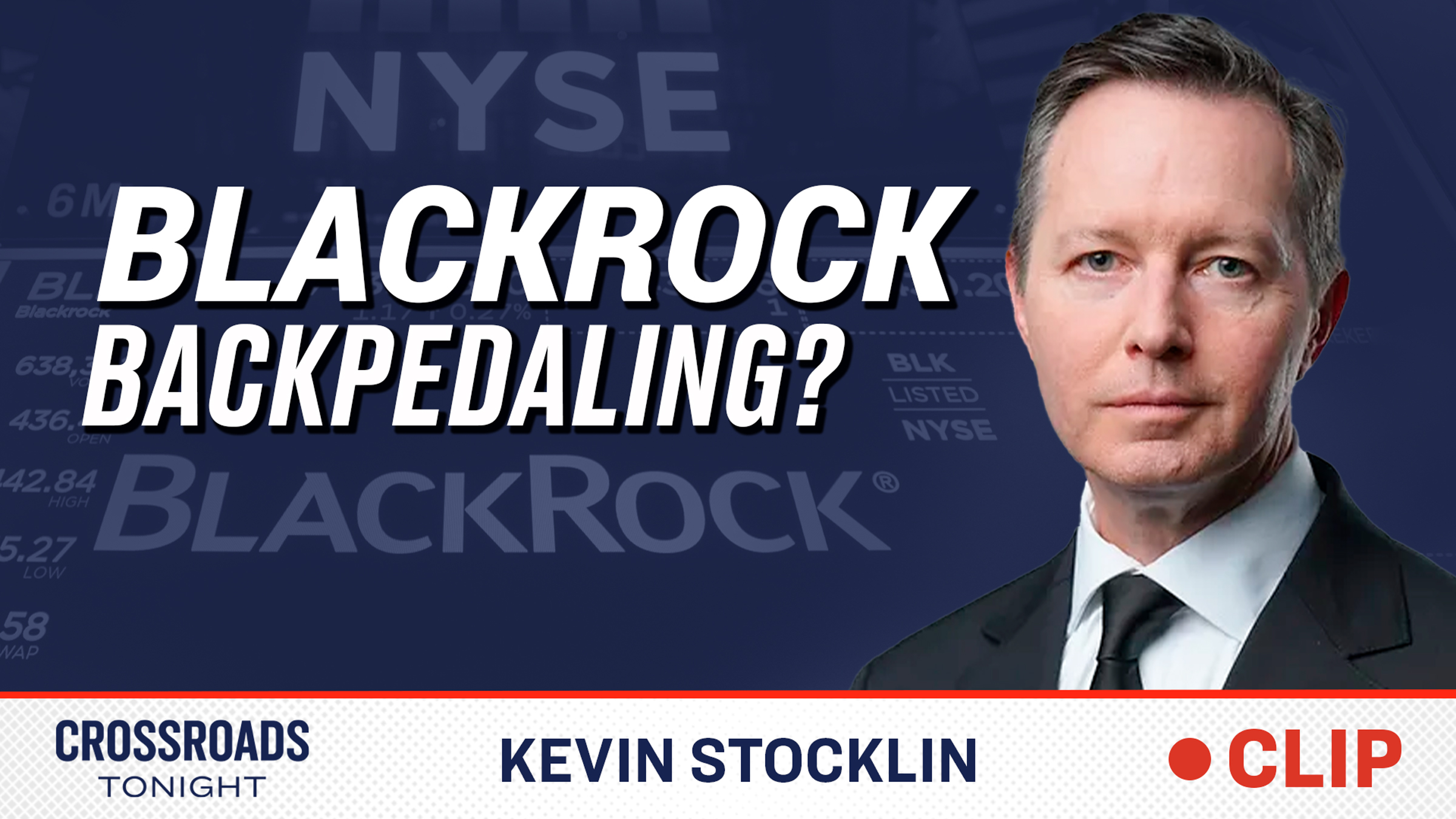 BlackRock CEO Appears to Be Backpedaling on ESG: Kevin Stocklin | EpochTV