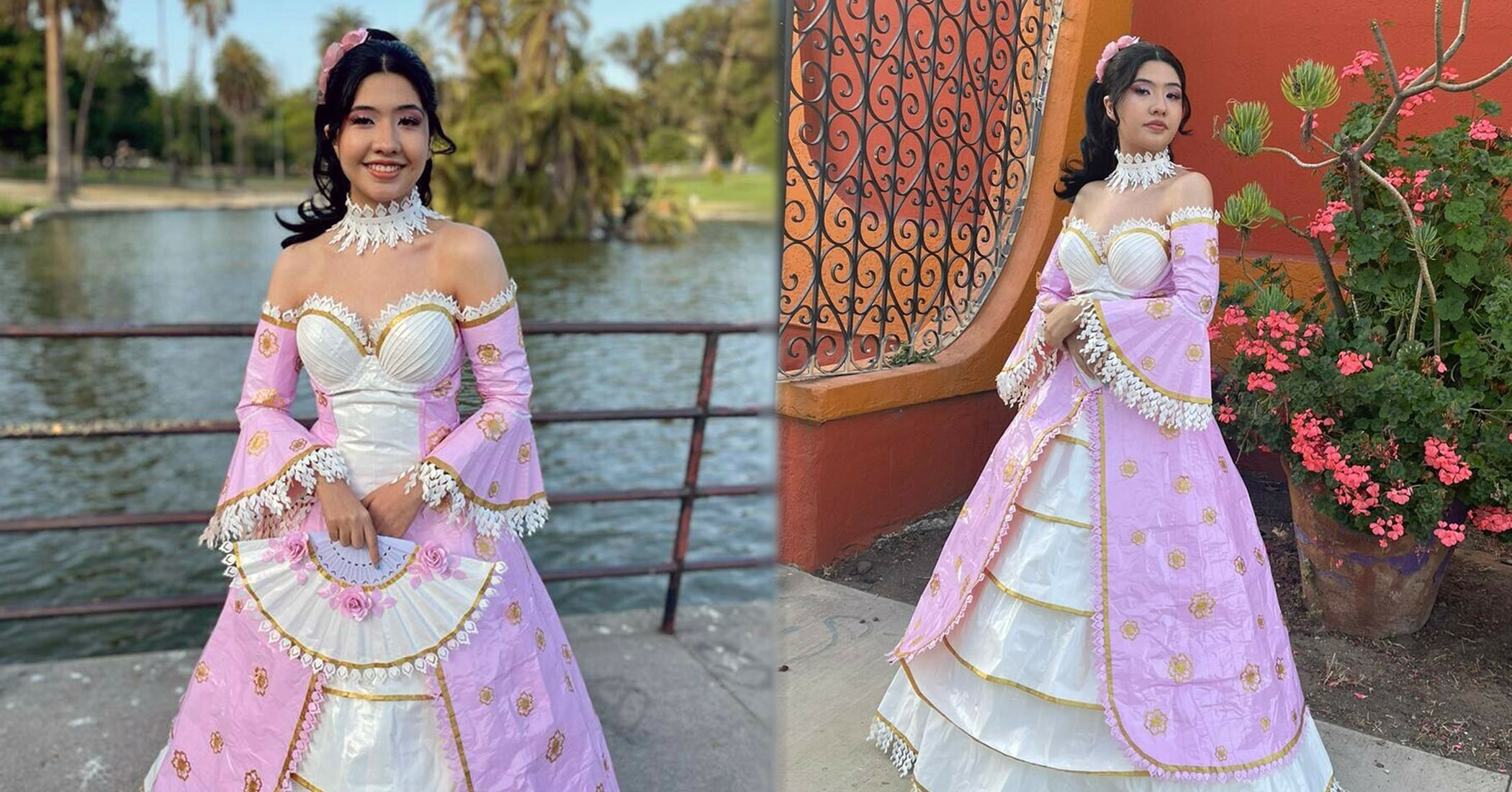 Teen Wins $10,000 for Incredible Prom Dress Made From 14 Rolls of Duct Tape
