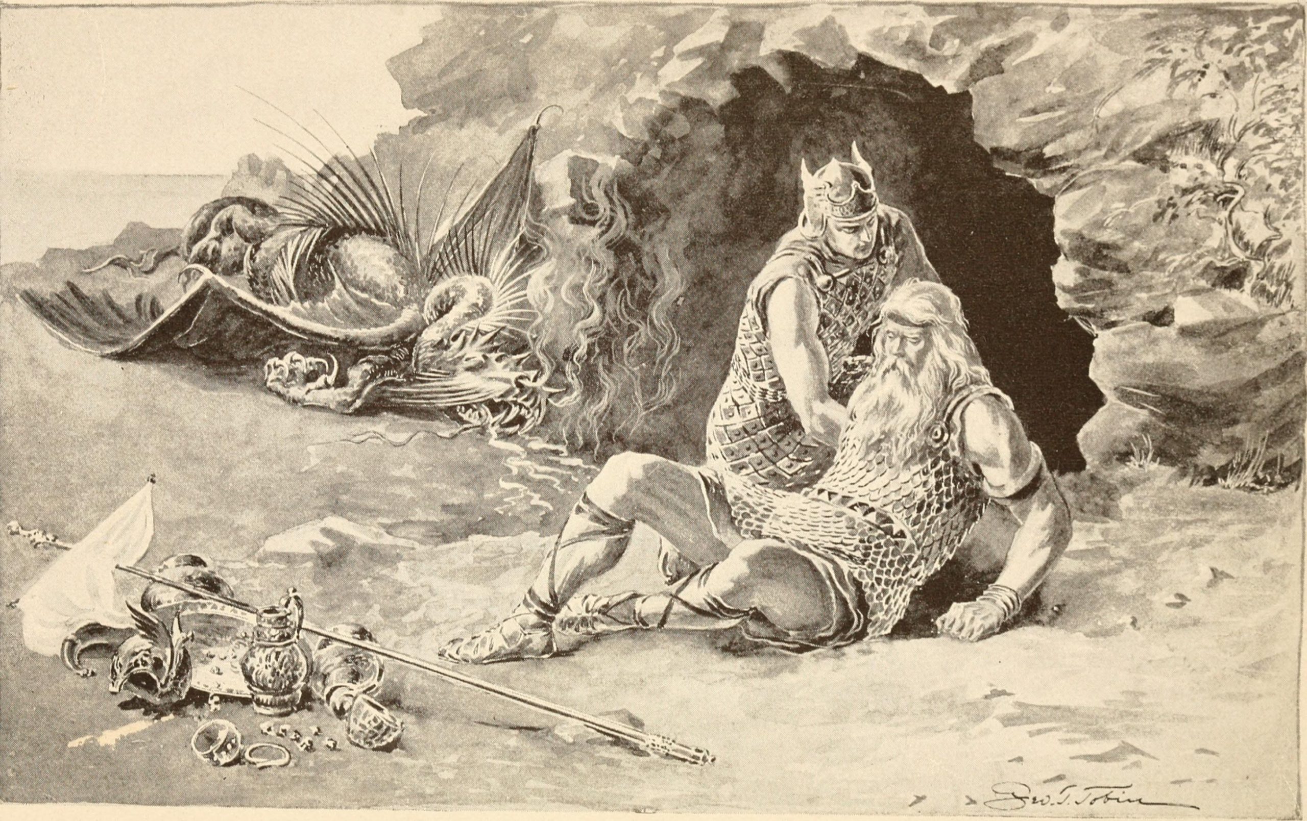 Anglo Saxon Warrior Beowulf