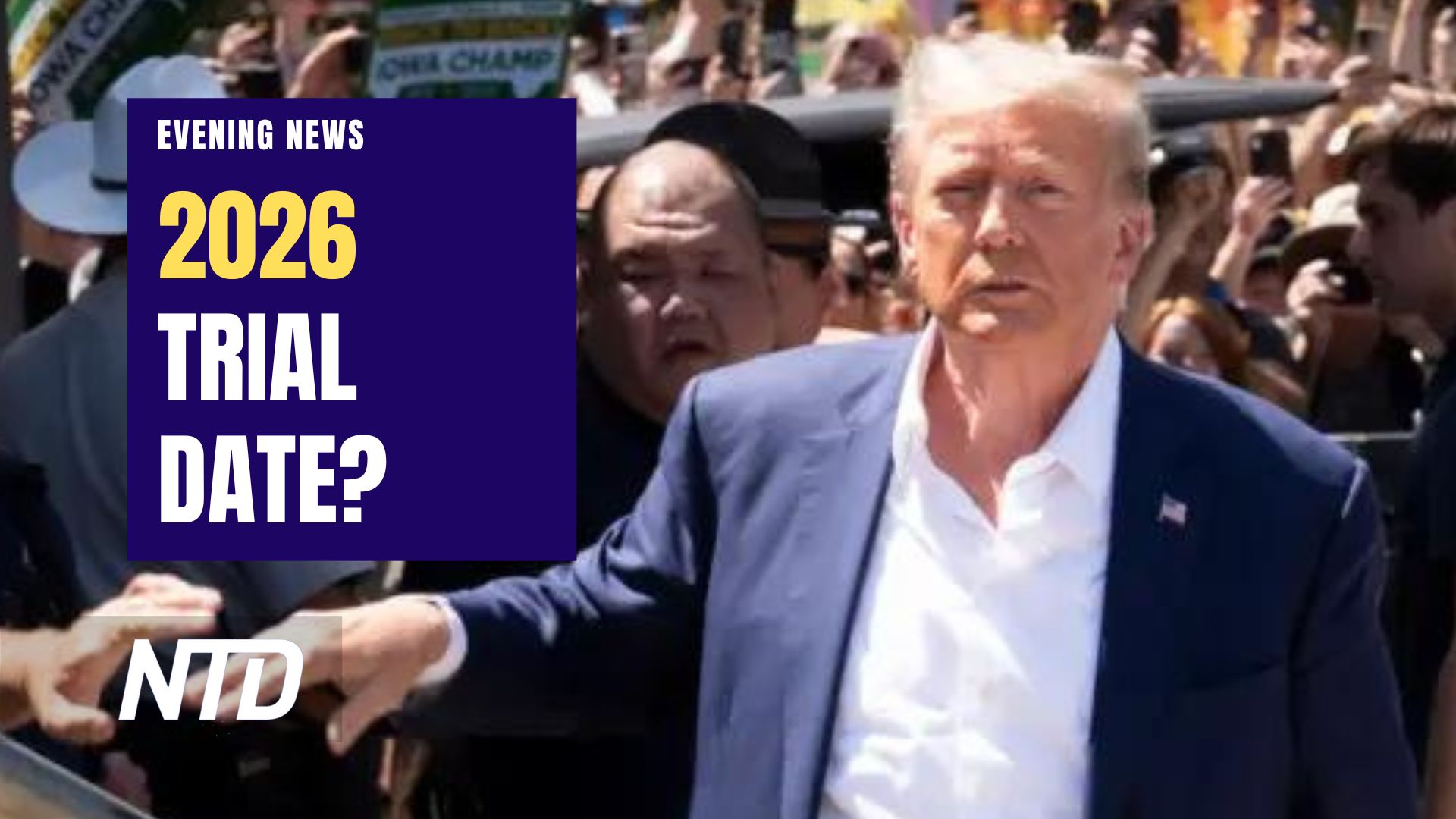 Ntd Evening News Aug 18 Trump Seeks 2026 Trial Date For Doj 2020