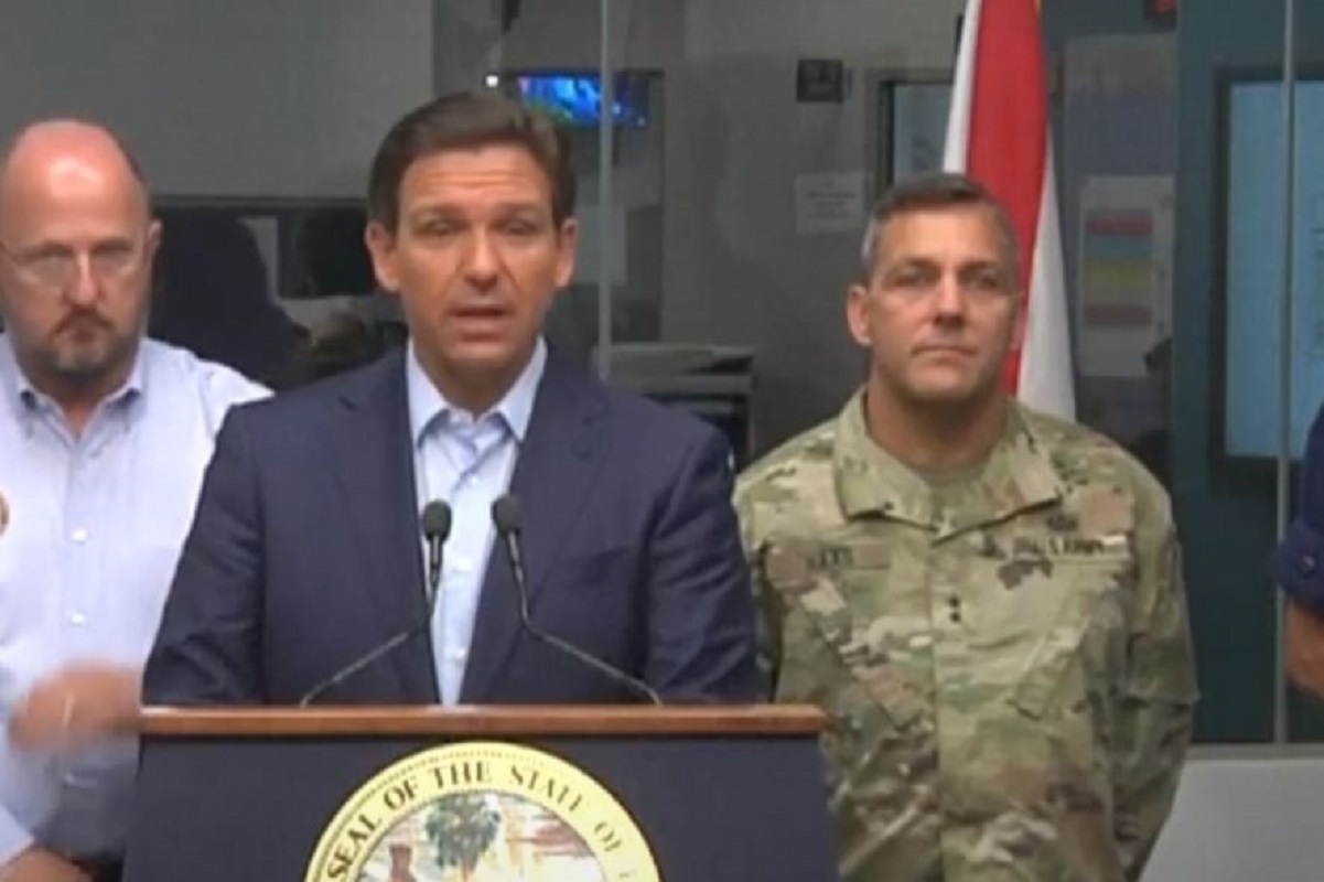 Florida Governor DeSantis Holds a Press Conference in Tallahassee on ...