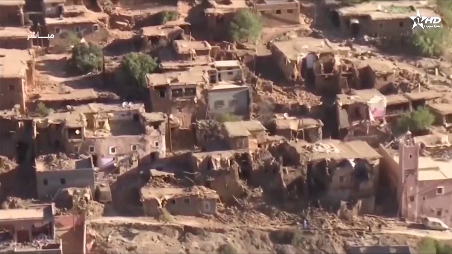 Aerial Footage Shows Earthquake Devastation in Morocco as Death Toll ...