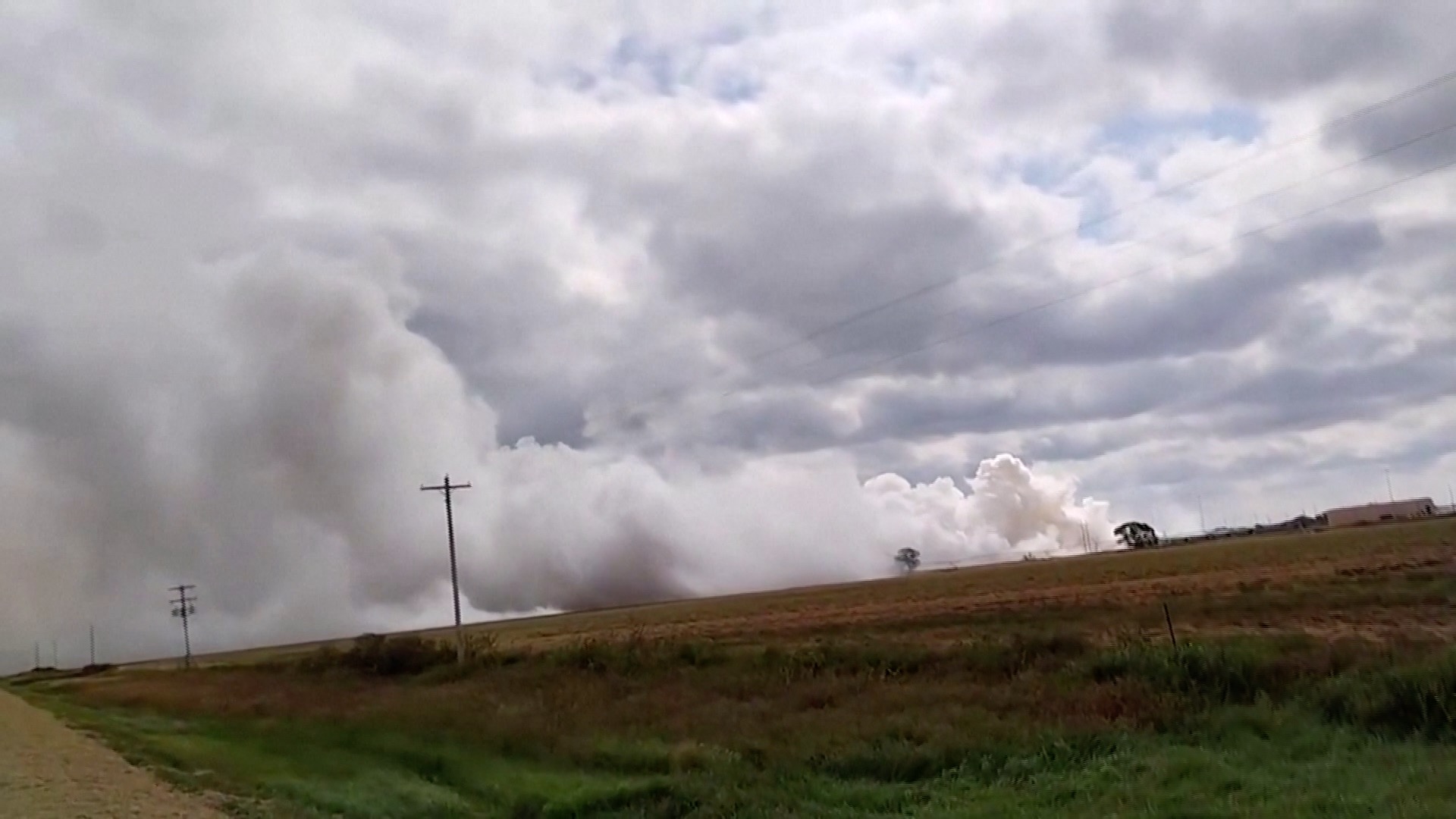 Video: Smoke Billows as Shipping Container With Toxic Chemicals ...
