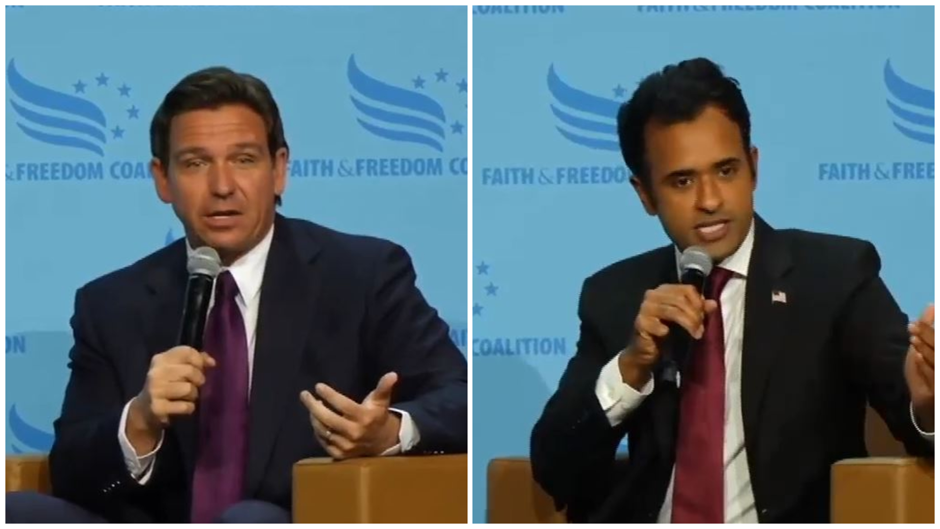 DeSantis, Ramaswamy, and Other Candidates Speak at Iowa Faith & Freedom ...