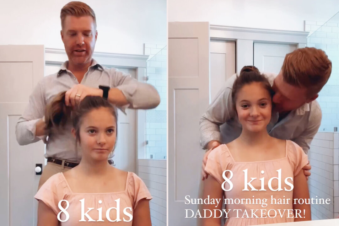 Wife Films Husband Styling 8 Kids’ Hair for Sunday Church, Says ‘More ...