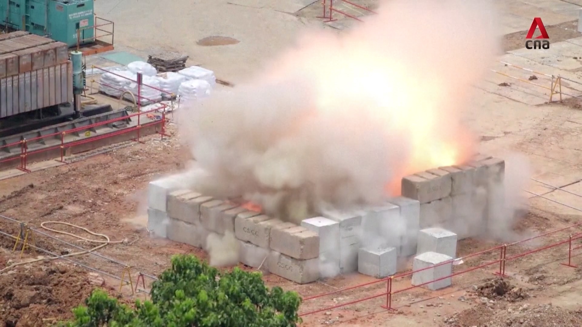 Massive Wartime Explosives: Singapore Blows Up 100 kg World War II Bomb ...