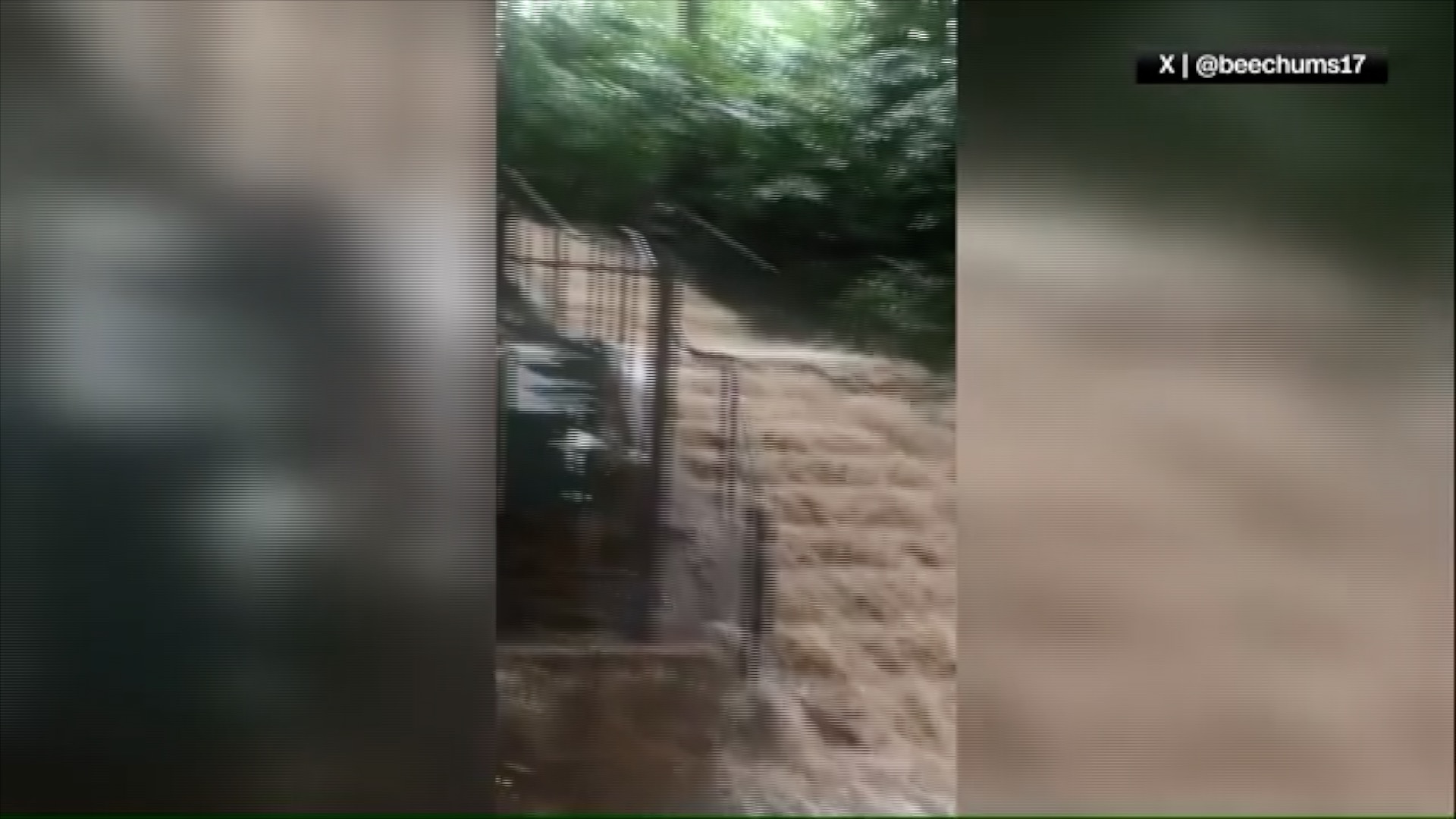 Water Gushes Down Brooklyn Staircase Like ‘Waterfall’ as New York Hit ...