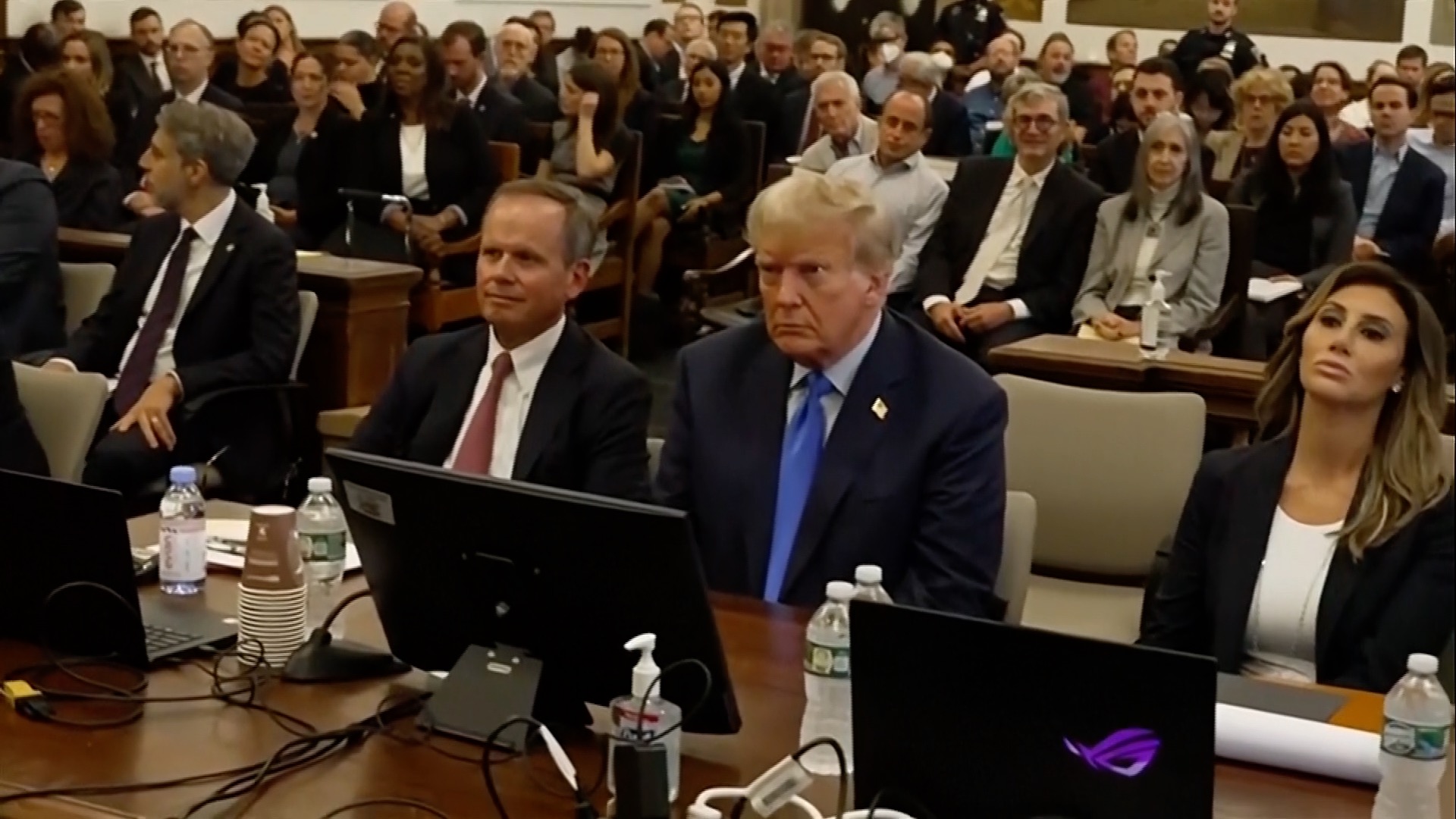 Video Captures Trump Inside Courtroom for Civil Trial in New York ...