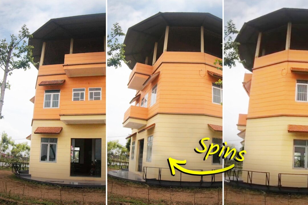 VIDEO: Mechanic Achieves Dream of Building House That Can Rotate 360 ...