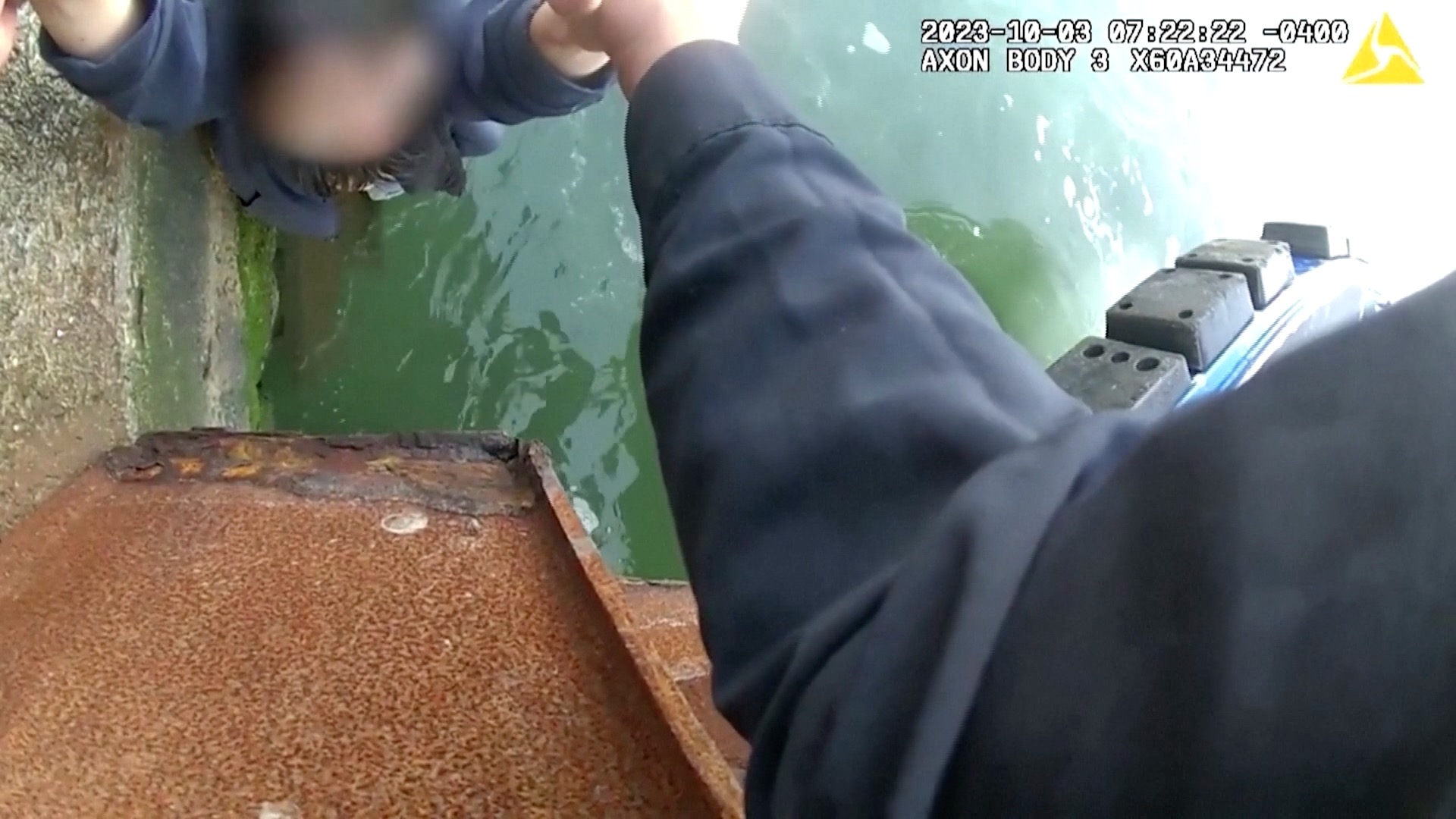 Bodycam Footage: NYPD Officers Rescue Woman Stuck Under Brooklyn Pier ...