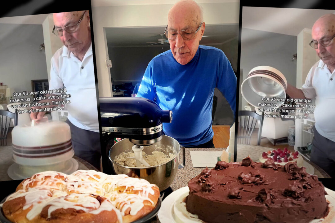 Engineer Grandpa Masters Cake Baking at Age 94, Surprises Grandkids on ...