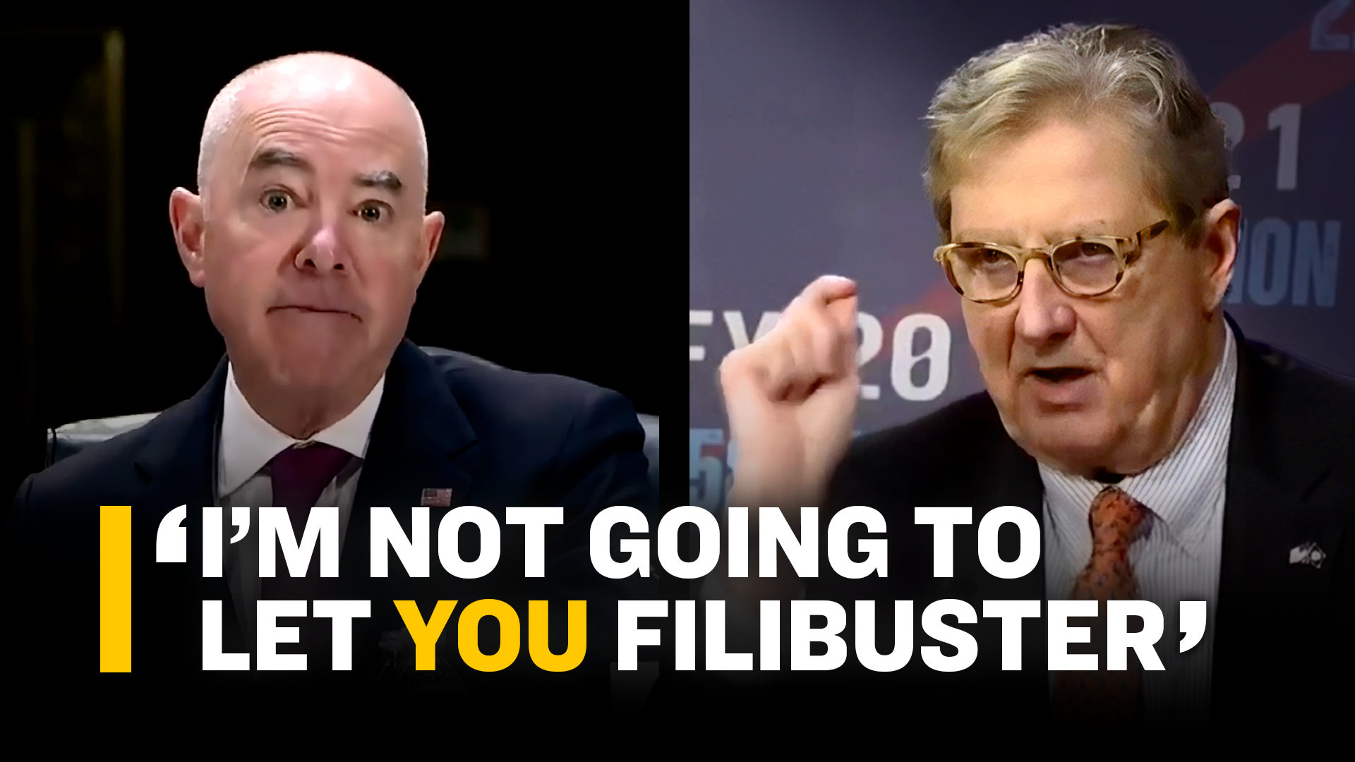 Heated Exchange Between Sen. Kennedy, DHS Chief Mayorkas Over ‘Safe ...