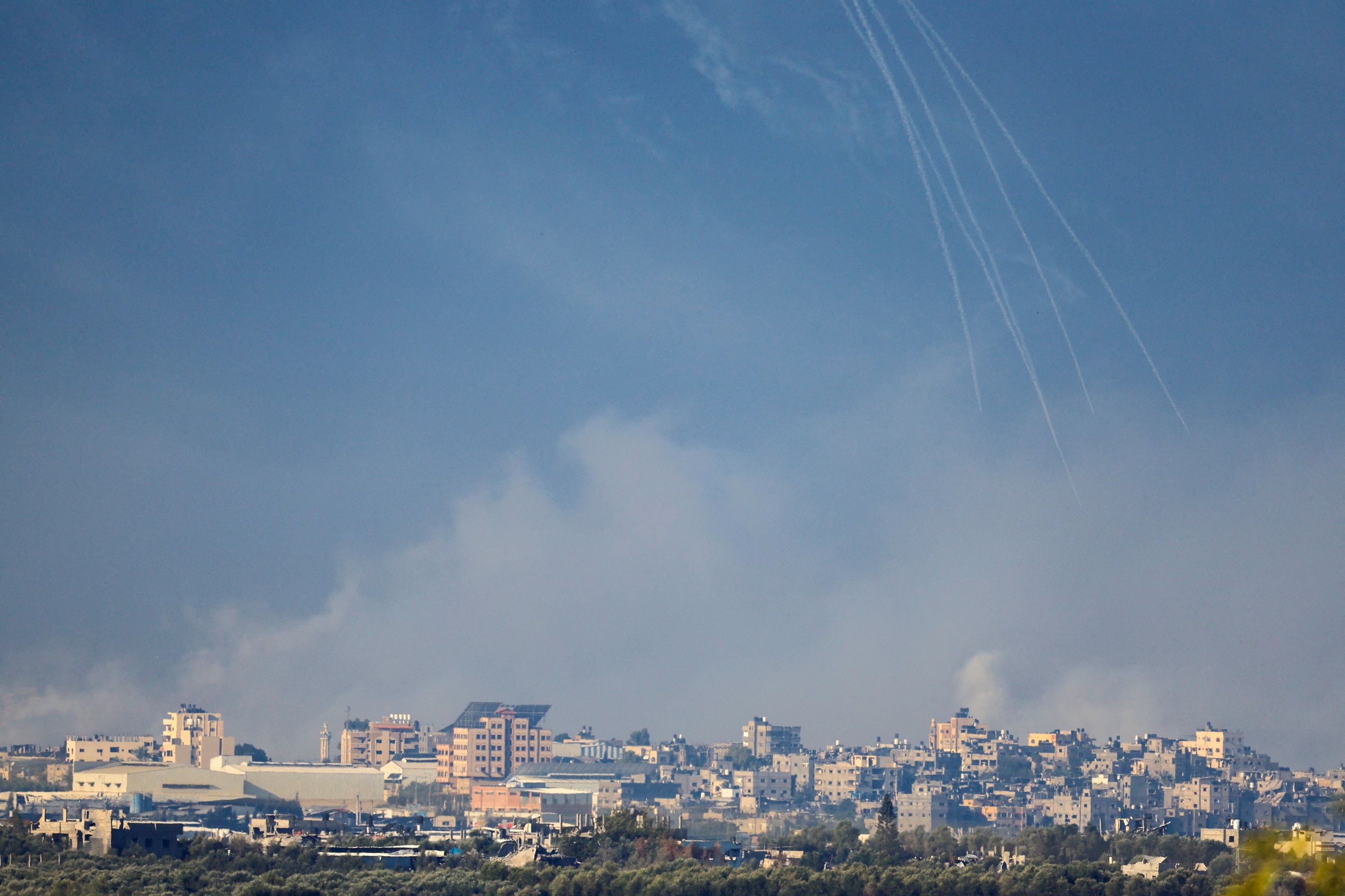 Live View Over Israel-Gaza Border (Nov. 18) | EpochTV