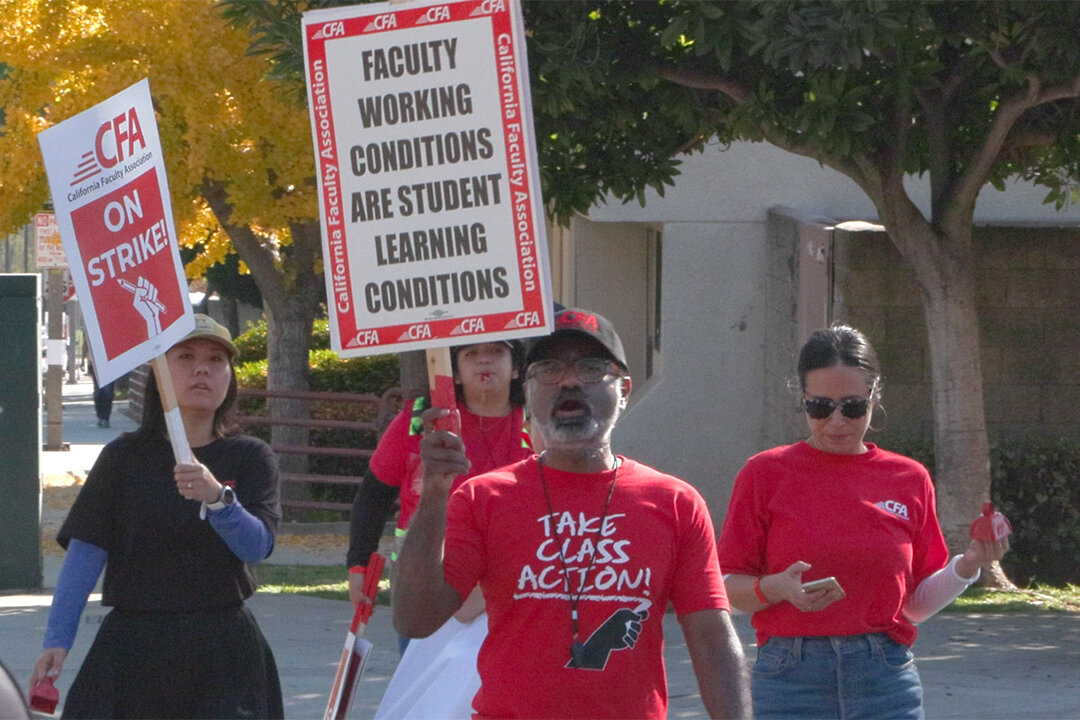 CSU Strike Demanding Better Pay, Conditions | EpochTV