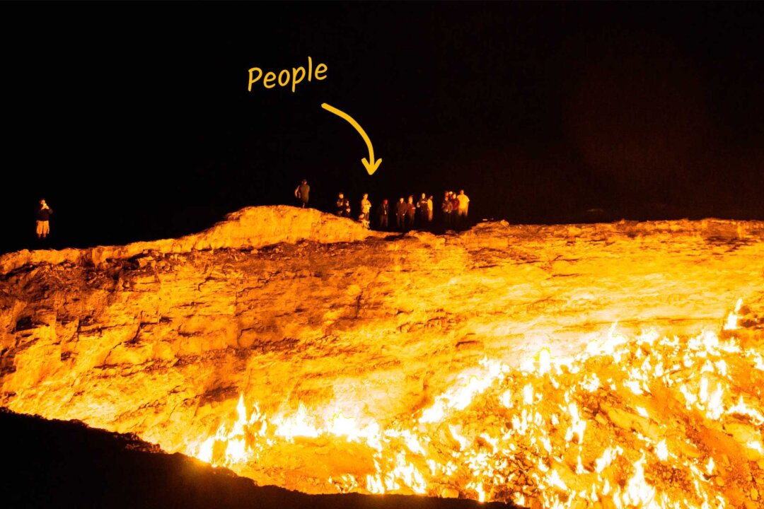 Giant Pit of Fire Mysteriously Opened in Desert Over 40 Years Ago ...