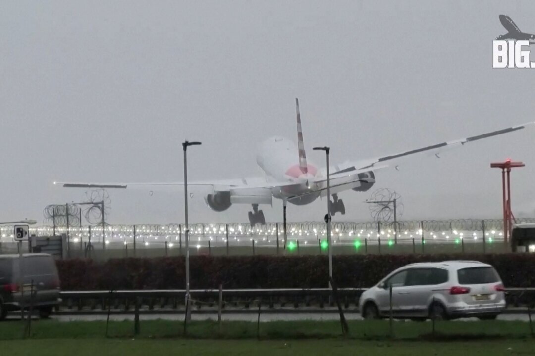 Terrifying Moments: Plane Struggles to Land at London’s Heathrow During ...