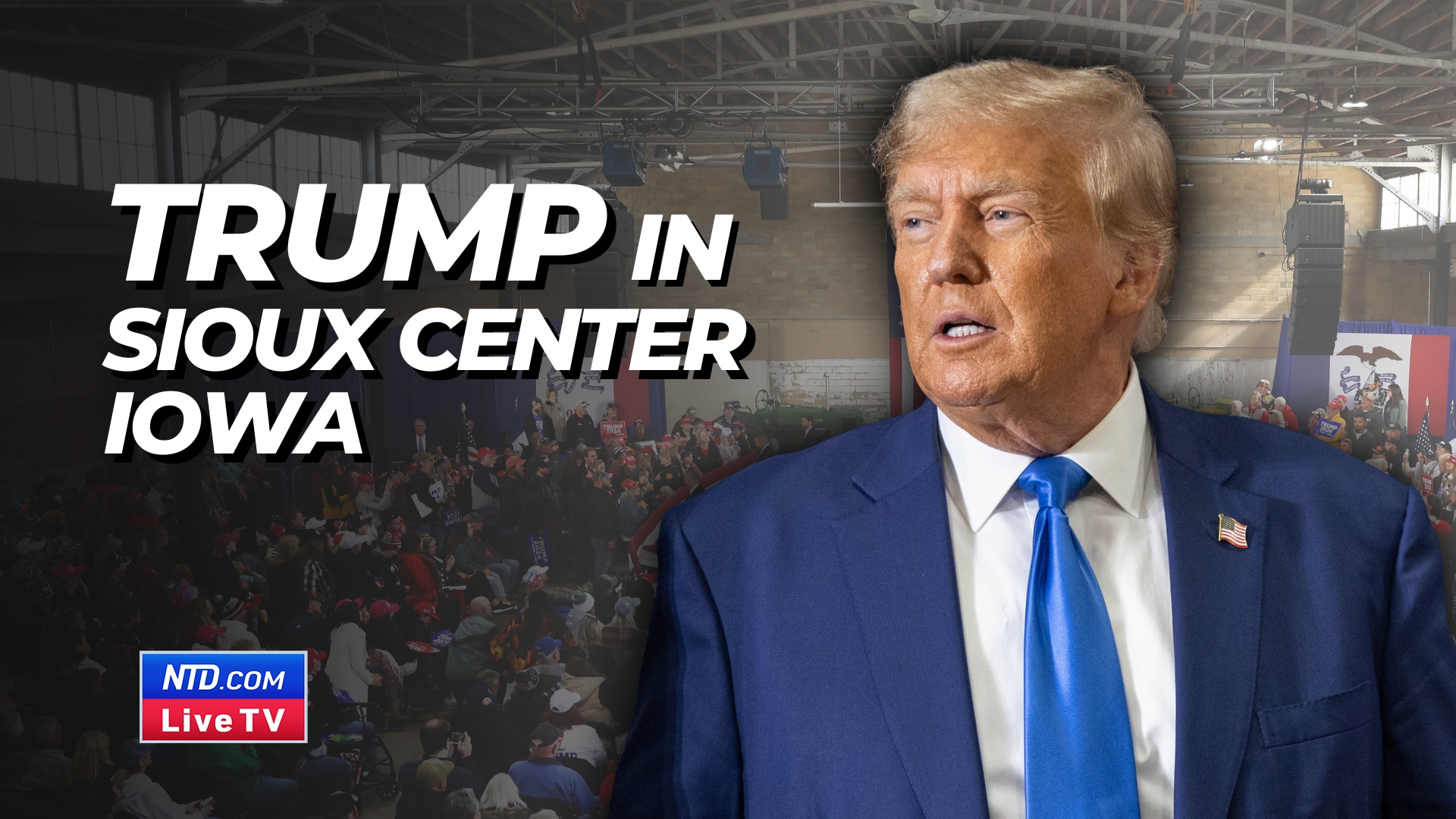 Trump Speaks at Rally in Sioux Center, Iowa | EpochTV