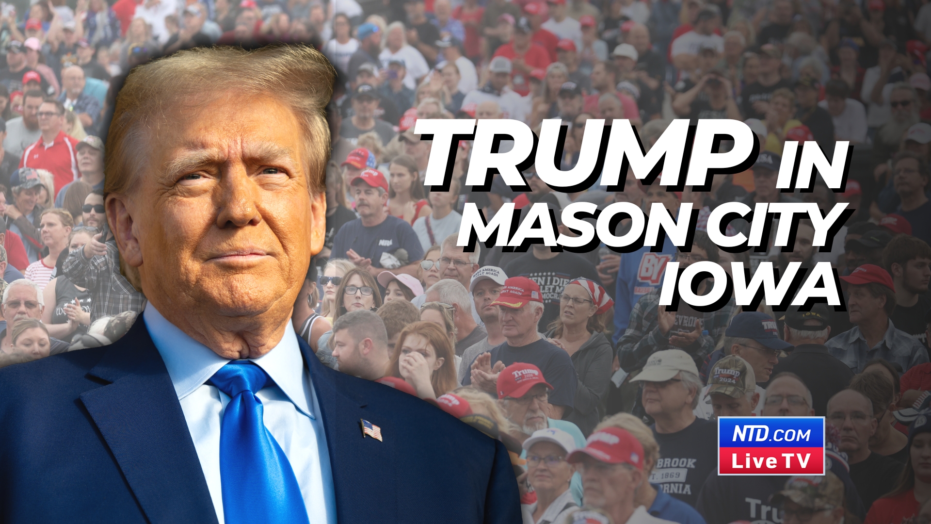 Trump Speaks at Rally in Mason City, Iowa | EpochTV