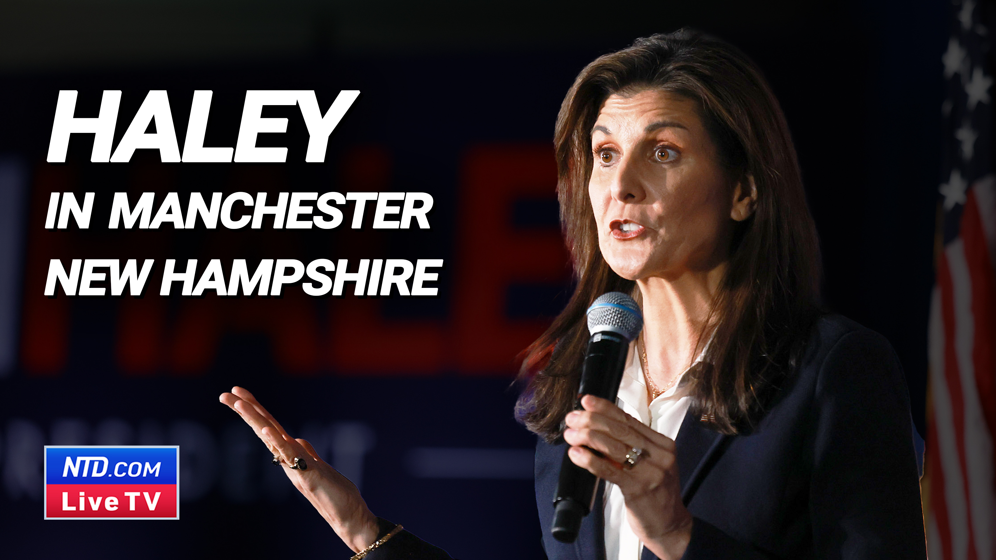 Nikki Haley Campaigns in Manchester, New Hampshire | EpochTV
