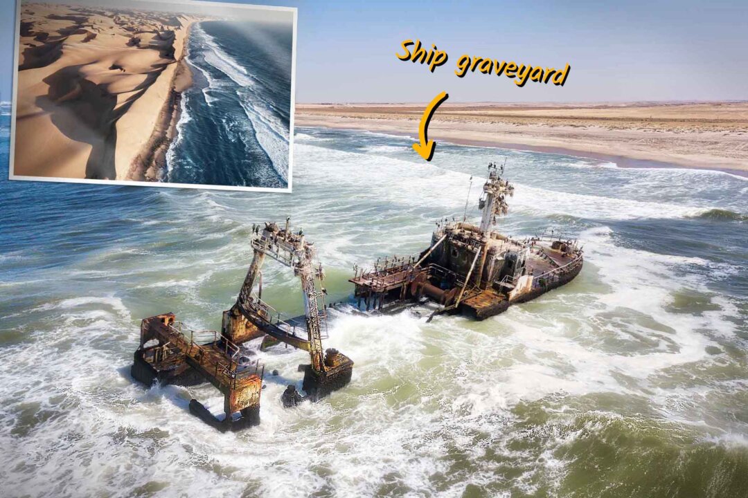 ‘Skeleton Coast’ Is a Ship Graveyard Strewn With Hundreds of Wrecks ...