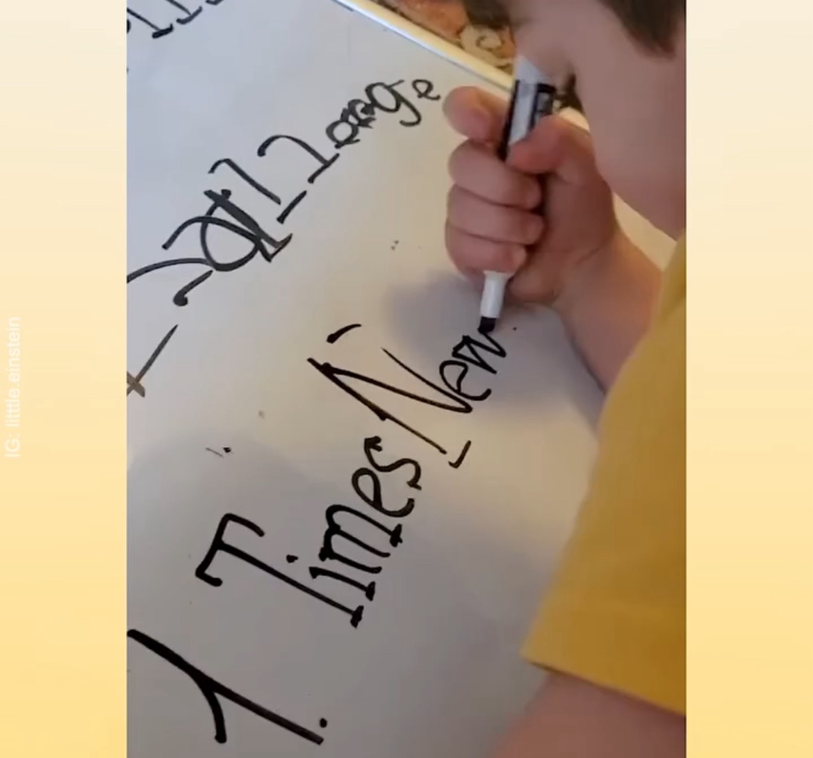 This 5-Year-Old Knows His Fonts! | EpochTV