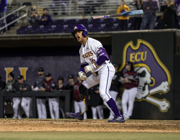ECU Baseball Player Appears in Game With Prosthetic Leg After Boating ...