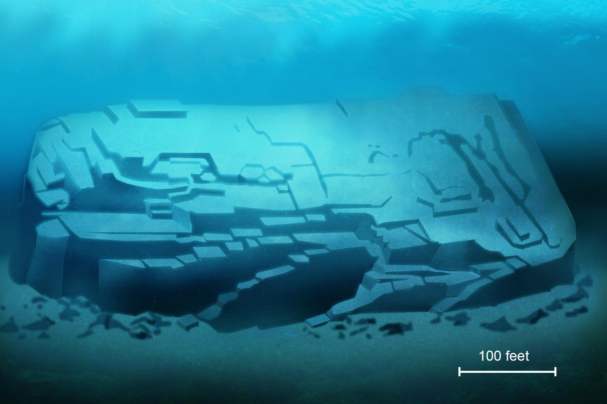 Yonaguni Monument Pillars File:Yonaguni Monument Twin Megaliths With