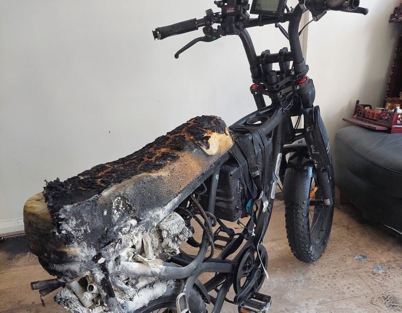 Lithium-Ion Battery Danger Warning After E-bike Explodes and Injures Man